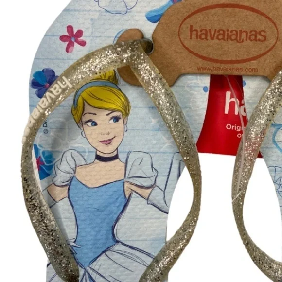Havaianas | Shoes | Havaianas Disney Princess Cinderella Girls Flip ...